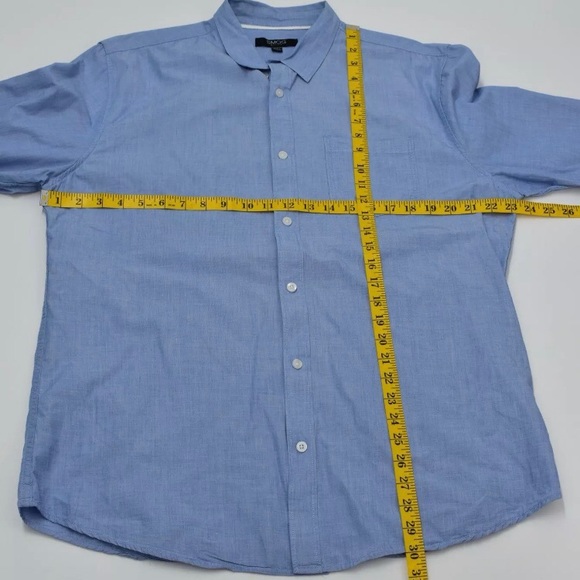 smog | Shirts | Smog Mens Slim Fit Dress Shirt Size Xl Solid Blue ...